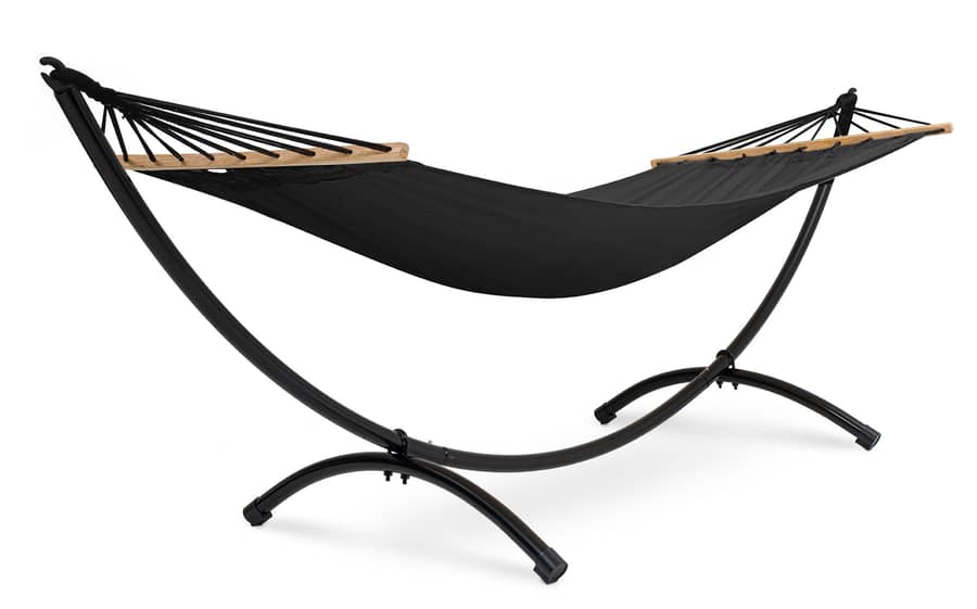 Hamak ze stelażem Rimini – Czarny | Ceny producenta - Sklep di-volio